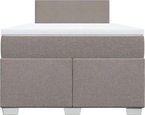 Box spring postel s matrací taupe 120x200 cm textil 3285852