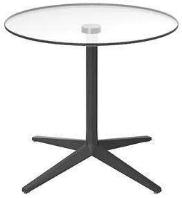 VONDOM - Kulatý stůl FAZ Ø základny 80 cm, skleněná deska, Ø79, Ø89, Ø100 cm