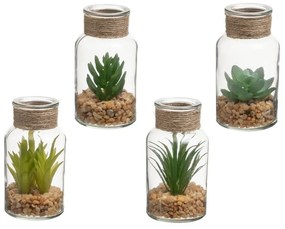 Umělé rostliny v sadě 4 ks (výška 12 cm) Cactus – Casa Selección