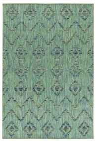Šňůrkový koberec Bahama 3D Boho zelený