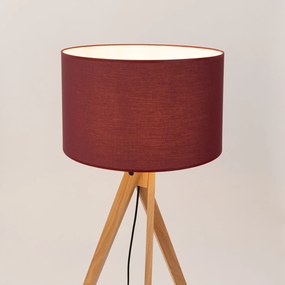 Sollux Lighting Stojací lampa NATT vínová