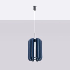 Sollux Lighting Závěsná lampa MULA 27 tmavě modrá