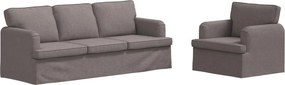 Set pohovek 2 ks Taupe textil 3407608