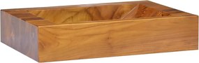 Umyvadlo masivní teak 50 x 35 x 10 cm 326163