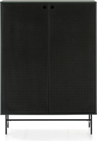 Černo-zelená skříňka 93x130 cm Punto - Teulat