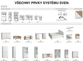 Dolmar Šatní skříň Sven 02