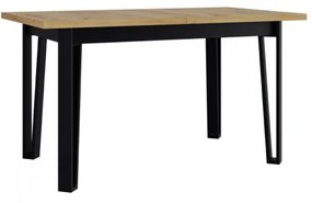 Rozkládací jídelní stůl Elarno 80 x 140/180 V, Barva dřeva: sonoma-L