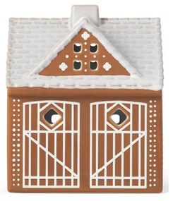 Porcelánový svícen Urbania Gingerbread Stable Kähler