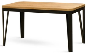 Stima Stůl SAM kovová podnož Rozměr: 160x90 + 40 cm, Odstín: Dub Dýha