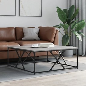Konferenční stolek šedý sonoma 100x100x40 cm kompozitní dřevo