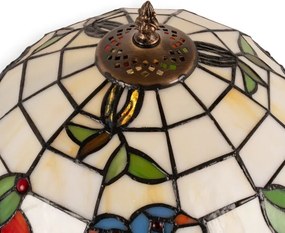 BRILAGI - Tiffany vitrážová stolní lampa JUNGLE 1xE27/60W/230V + 1xE14/40W