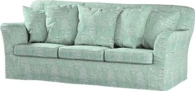 Potah na pohovku IKEA  Tomelilla 3-místná nerozkládací barva zelená látka pletený vzor, vzorované