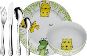 Příbory a nádobí pro děti Safari 6 ks