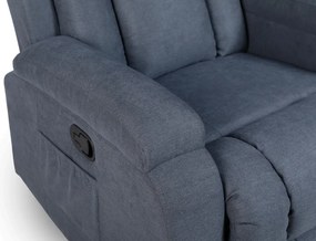Polohovací TV křeslo ERGODO NOBLESSA - látka, šedá