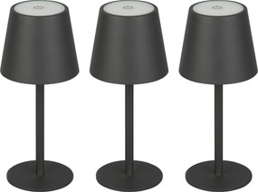 XXXLutz SADA STOLNÍCH LAMP 3 ks 8,6/20,3 cm Novel - Venkovní světla - 004076001901