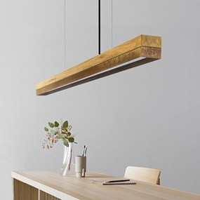 Dřevěné LED lineární svítidlo vhodné nad dlouhé stoly C1o  Dřevěné LED lineární svítidlo vhodné nad dlouhé stoly C1o Dekor: Oxidovaná mosaz, Stmívání:…