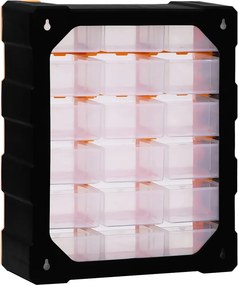 Organizér s 18 středně velkými zásuvkami 38 x 16 x 47 cm 149597
