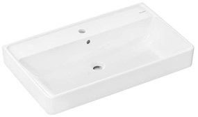 Hansgrohe Xanuia Q - Umyvadlo 80x48 cm, s přepadem, otvor pro baterii, SmartClean, bílá 61136450