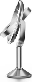 Kosmetické zrcadlo s osvětlením/zvětšovací (zvětšení 5x/zvětšení 10x) ø 20 cm Trio – simplehuman