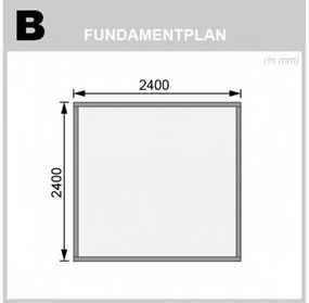Dřevěný zahradní domek 274 x 274 cm Dekorhome