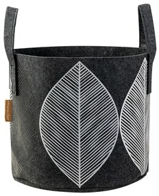 Úložný koš Leaf 30l, černý