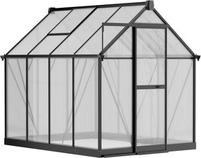 Skleník 210 x 183 x 248 cm, zesílená konstrukce, polykarbonát 6 mm
