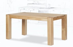 Wooded Jídelní stůl Denver z masivu DUB 190x90 cm