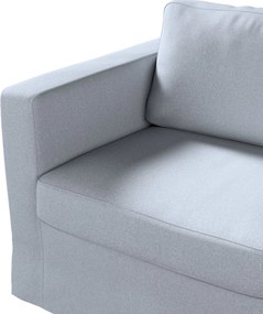 Potah na pohovku IKEA  Karlstad 2-místná , nerozkládací, dlouhý barva modrá látka pletený vzor