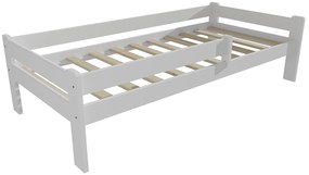 Vomaks Dětská postel DP 012 se zábranou Rozměr: 70 x 160 cm, Barva: barva bílá