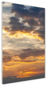 Wallmuralia Vertikální Fotoobraz na skle Západ slunce nebe 50x100
