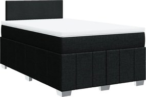 Box spring postel s matrací černá 120x190 cm textil 3289302