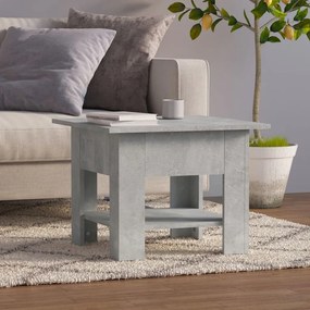 vidaXL Konferenční stolek 55 x 55 x 42 cm kompozitní dřevo [810262] Barva: bílá s vysokým leskem