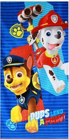 Chlapecká plážová osuška Tlapková patrola - Paw Patrol - Chase &amp; Marschall - 100% bavlna - 70 x 140 cm