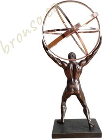 Atlas s globem – dekorativní soška řeckého titána Veronese WU76696A4