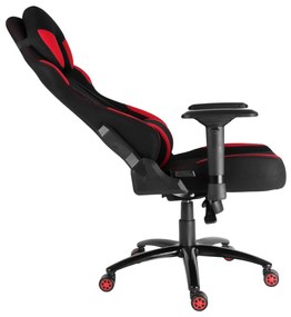 Herní židle NEOSEAT GAMER TEX černo-červená