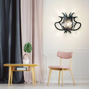 Slamp Medusa designové nástěnné světlo, černá