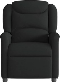 Elektrické polohovací křeslo černé textil 3303176