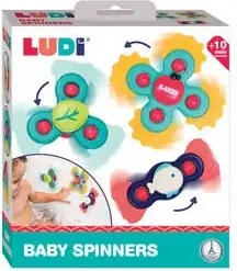 Ludi Baby spinner 3 ks / od 10 měsíců