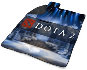 Sablio Plážová deka DOTA 2 Modrá: 200x140 cm
