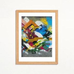 Yudoe 06 | Letter B Rám: Černý, Velikost: 40 x 30 cm