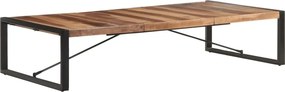 vidaXL Konferenční stolek 180x90x40 cm masivní dřevo vzhled sheeshamu [321590] Barva: Černá