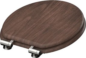 Eisl Sanitär WC prkénko MDF Soft Close Dark Wood 80193