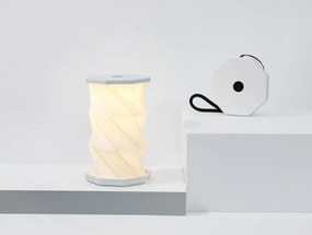 Bílá přenosná světelná dekorace na USB ø 8 cm Twist – Gingko