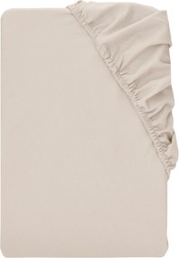 Livarno® Napínací prostěradlo z jemného flanelu, 90-100 x 200 cm (béžová)
