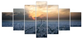 Obraz - Paříž z výšky (210x100 cm)