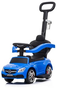 Odrážedlo s vodící tyčí Mercedes Benz AMG C63 Coupe Baby Mix modré Modrá