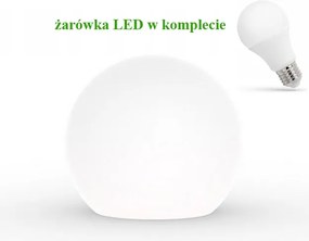 Venkovní Zahradní Lampa Cumulus Kula Bílá Zahradní Lampy Žárovka Bonus