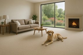 IVC Commercial, PVC podlaha - lino Logitex Ultimate 55 Gravel T36, na míru, šíře 2m,4m, béžová, filc, chodba / předsíň