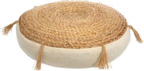 Polštář na sezení na podlaze RITUAL, Ø 38 cm, juta