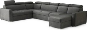 Sedací souprava PEDRO U | 250x380x170 | rozkládací + 3x úložný prostor | VÝBĚR TKANIN